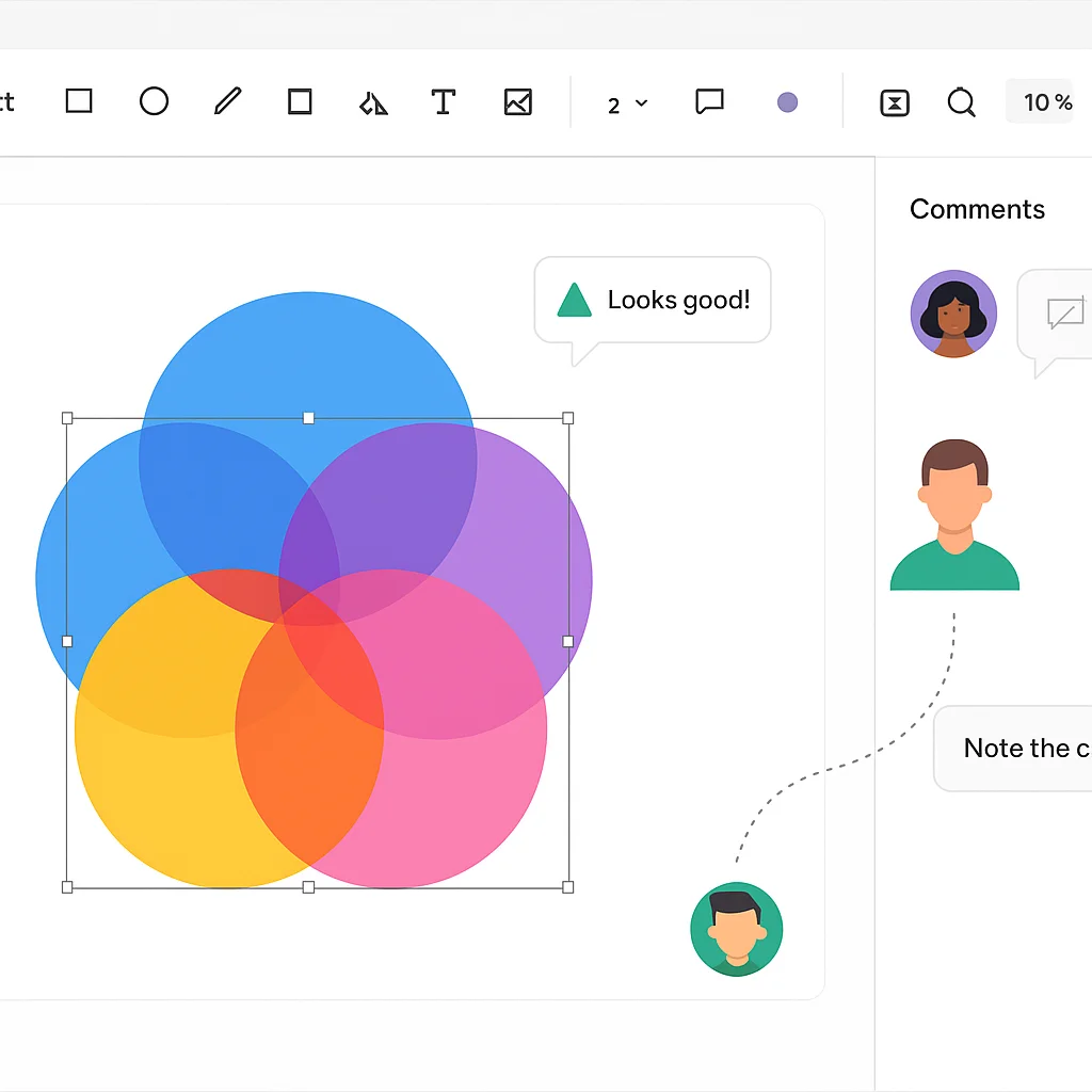 5 Venn Diagram Creator | Create 5-Set Venn Diagrams with Lunacy