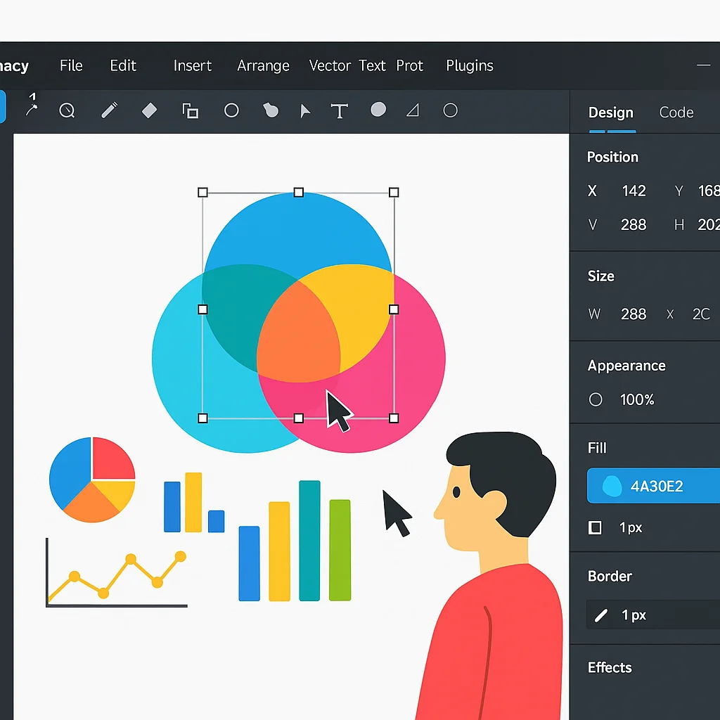 Editable Venn Diagram | Create Free Fillable Venn Diagrams with Lunacy