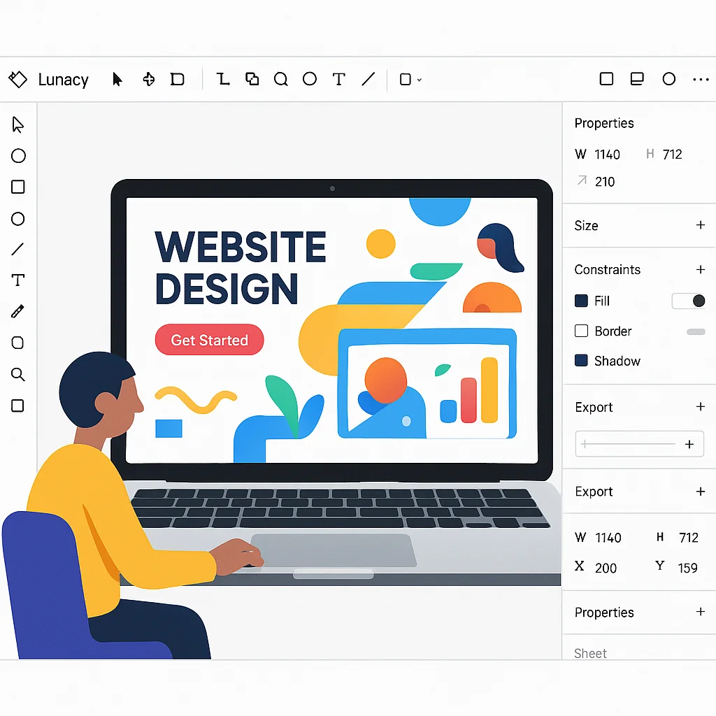 Free MacBook Mockup Creator | Design MacBook Pro & Air Mockups with Lunacy