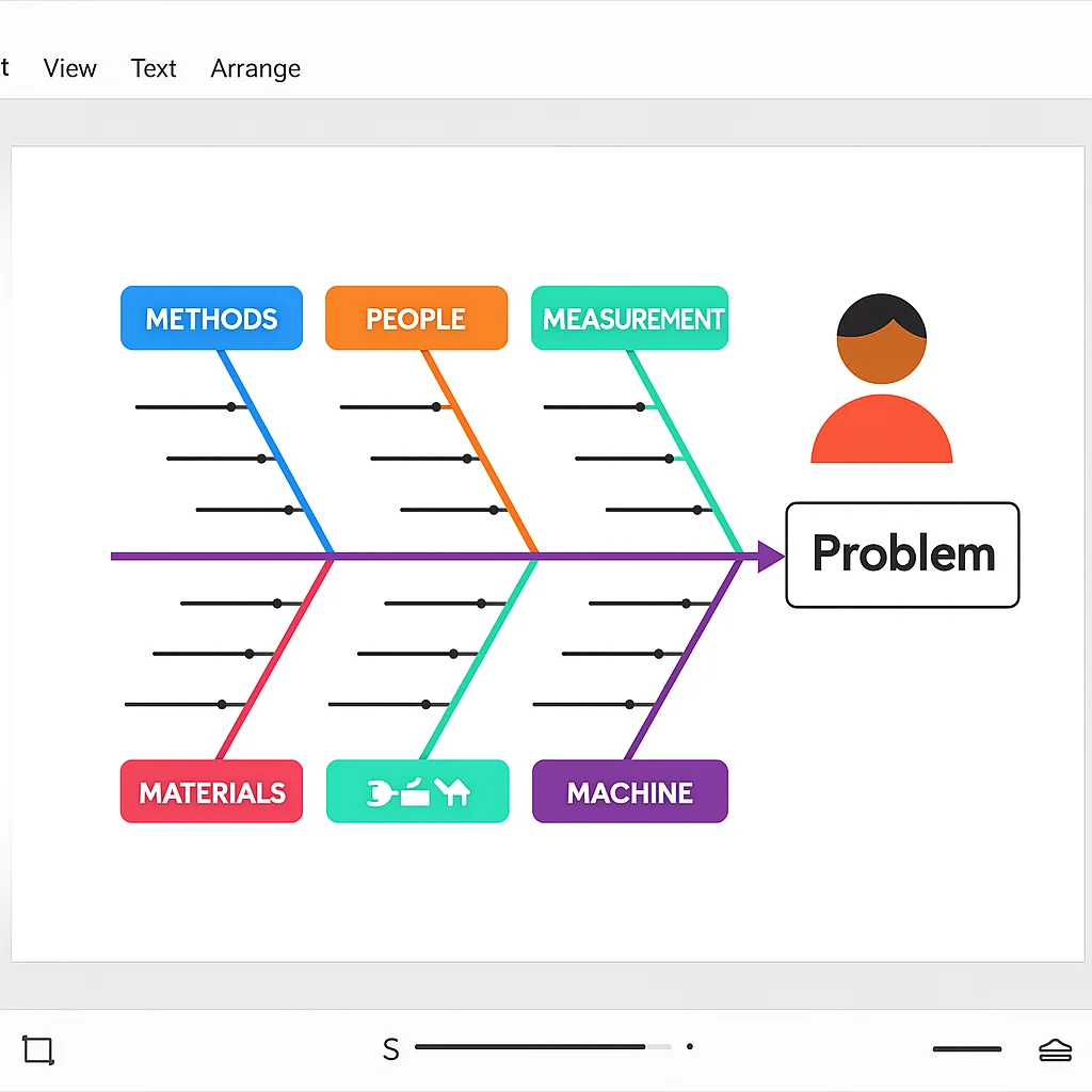 Six Sigma Fishbone Diagram | Create with Free Lunacy Software