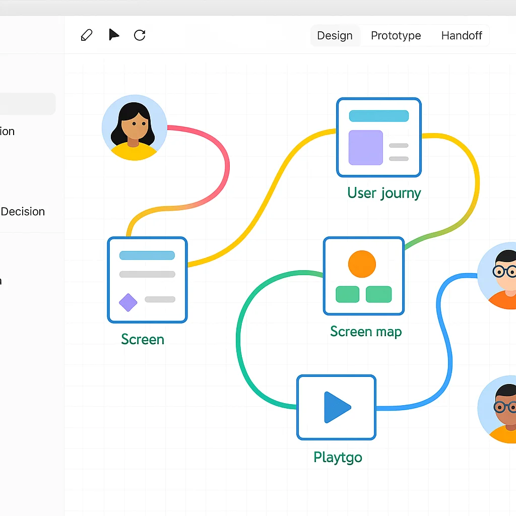 User Flow Chart Creator | Create UX User Flow Diagrams with Lunacy