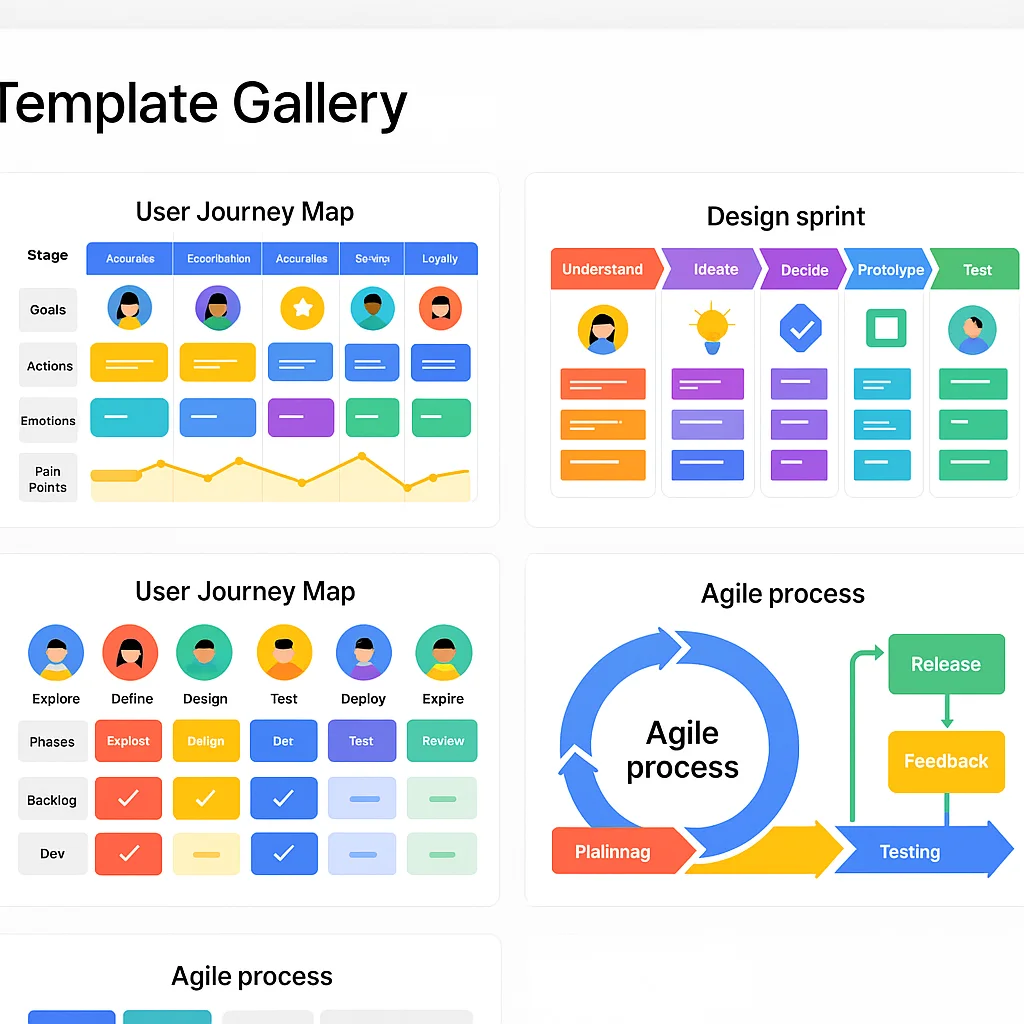 UX Process Map | Create Effective UX Design Project Process Maps with Lunacy