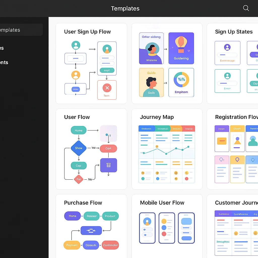 UX User Flow Design Tool | Create Product Flows with Lunacy