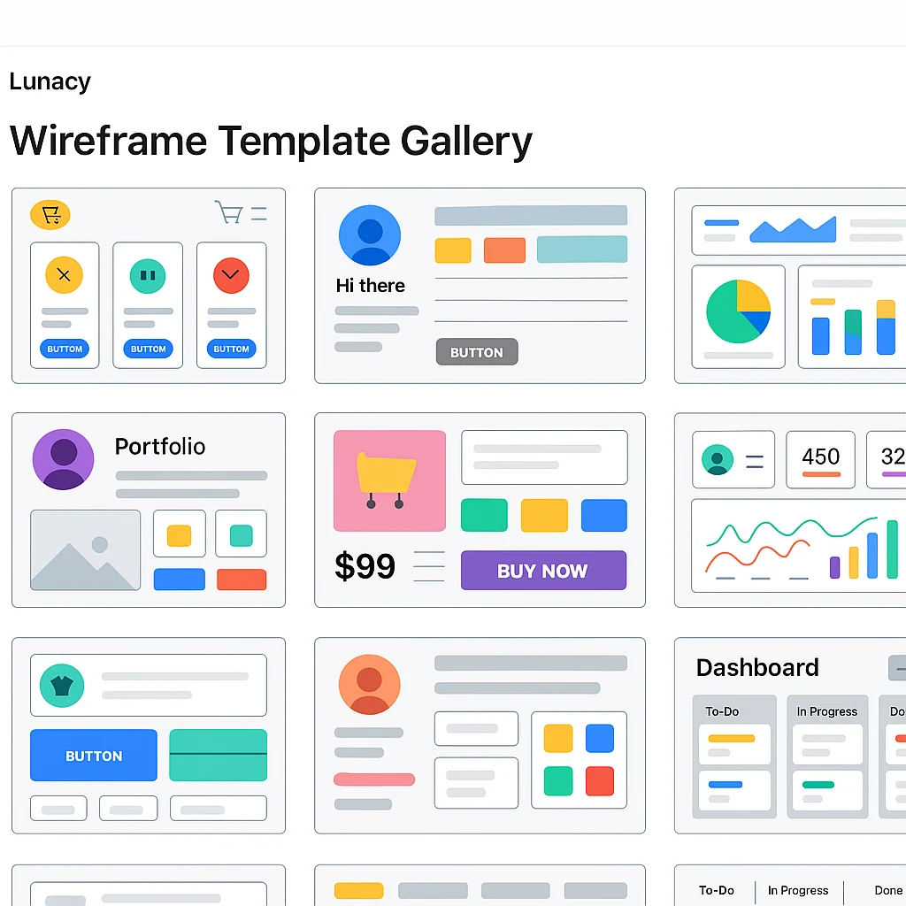 Website Wireframe Tool Create Professional Web Wireframes With Lunacy